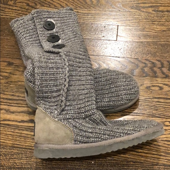 UGG | Shoes | Womens Cable Knit Ugg Boots | Poshmark